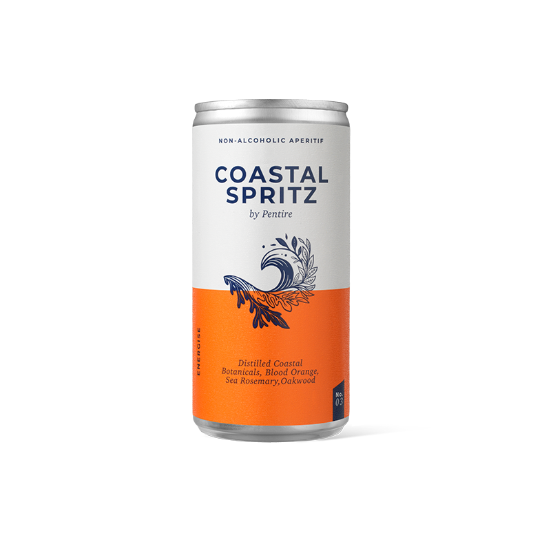 Pentire Coastal Spritz Alcohol-Free Cans 200ml I Alcohol-Free